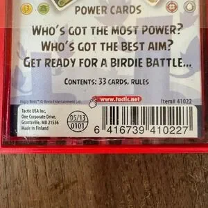 Games | Angry Birds Power Cards Game 33 Cards Rules Complete Set | Poshmark